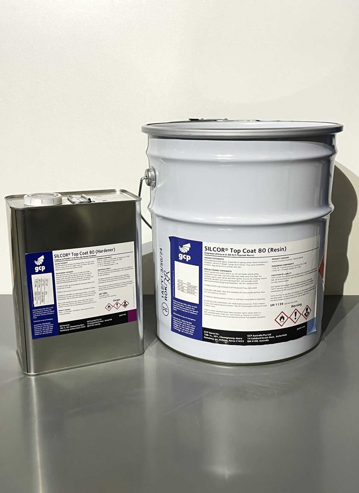 UV resistant trafficable top-coat - Silcor Top Coat 80