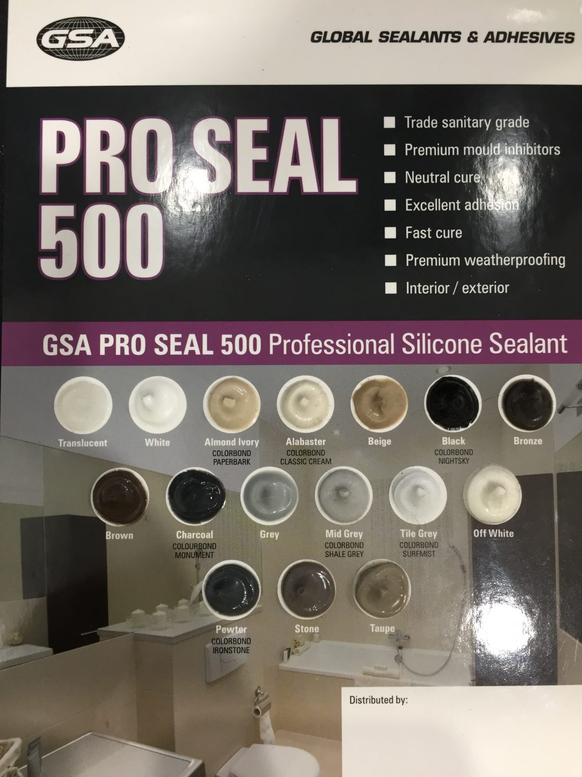 Pro Seal 500 - Waterproofing Centre